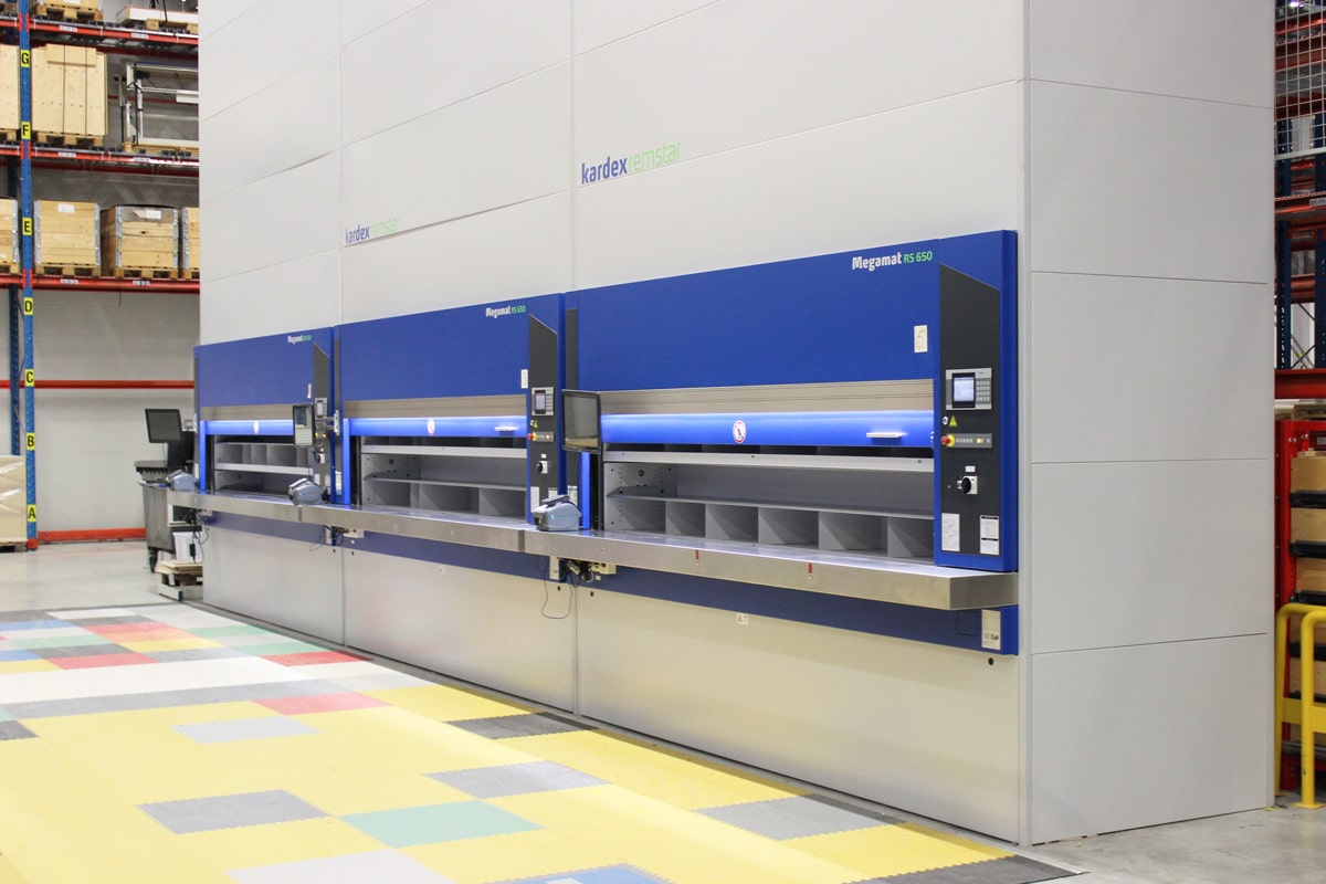 6 units Kardex Megamat RS 650 - 2014 | Second hand vertical carousels